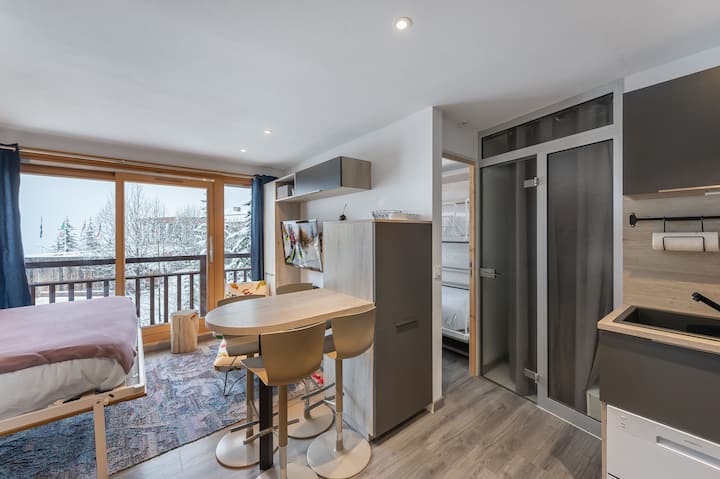 Studio Pour 4 Personnes - Courchevel Le Praz, France