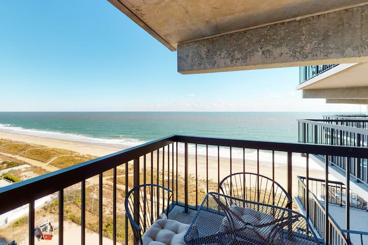 Updated 2br Oceanfront | Balcony | Pool - Ocean City, MD