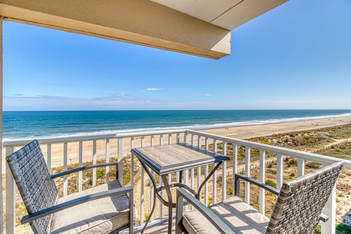 Bright 2br Oceanfront 5th-floor | Balcony - Ocean City, MD
