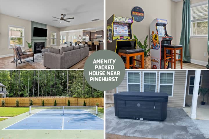 Pickleball, Hot Tub & Poker Retreat Near Pinehurst - Pinehurst, NC