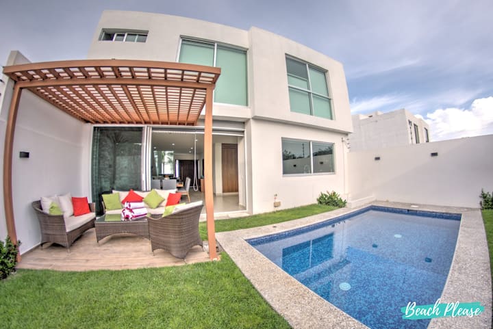 Villa 4f: 4br W Private Pool & Bnayar Beach Club - Nayarit