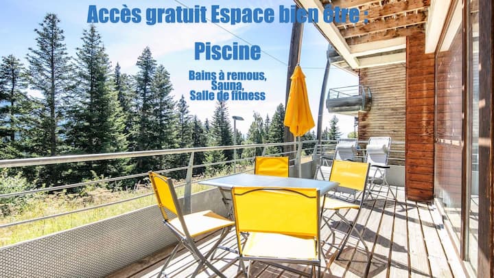 Appt Lumineux 6 Pers, Grande Terrasse - Chamrousse