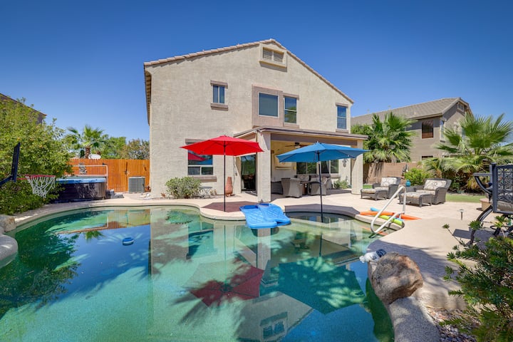 Spacious Maricopa Home Rental W/ Pool & Hot Tub! - Maricopa, AZ