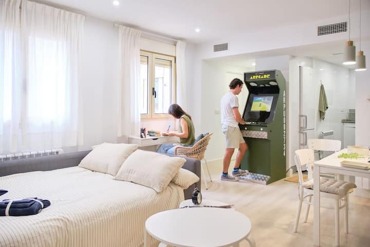 Villa Baturra L Centro L Wifi Y Arcade - Saragozza