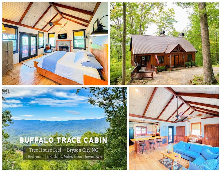 Buffalo Trace Cabin Couples Retreat | Bryson City - Bryson City, NC