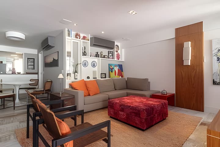 Leblon Piscina 2 Quadras Da Praia, Garagem - Ipanema