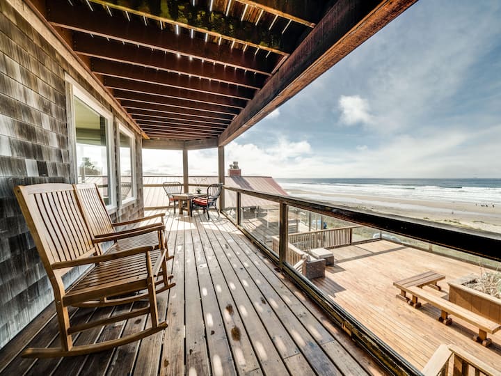 Oceanview Condo Across From Beach-large Decks-pets - Manzanita, OR