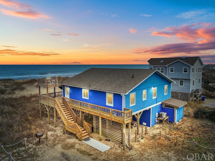 Oceanfront Views, Private Beach Access And Hot Tub - Nags Head, NC