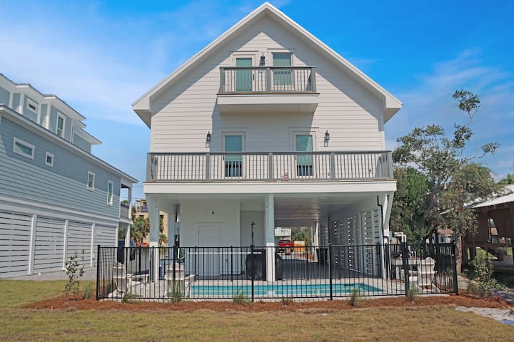 3 Beach View Decks! Private Pool~desoto 2 - Mexico Beach, FL