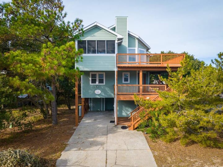 Walk To Beach! Pool/spa, Rec Room, June Weeks Open - Corolla, NC