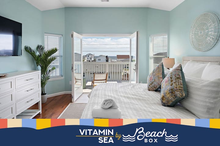 Beach House W/ Game Room, Pool Table, Ocean Views - Galveston, TX