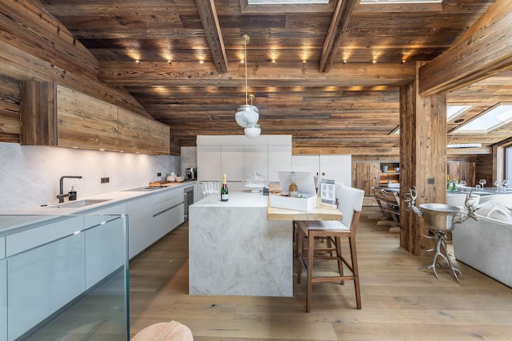Splendide Penthouse Pour 10 Personnes. - Megève