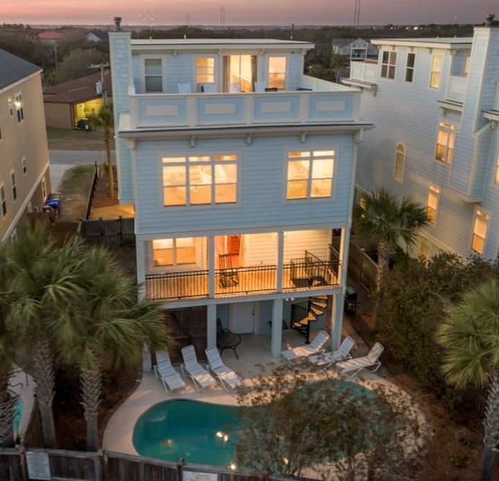 Beach Daze- 8 Bedroom Home Close To Dt Iop - Mount Pleasant, SC