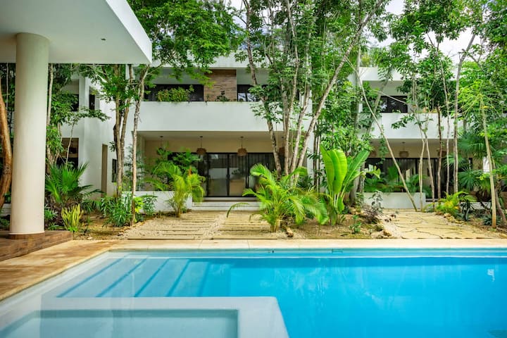 Aqua Viva Pool View, Ac, Beach Club - Bacalar