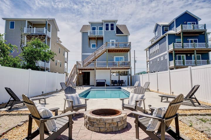 *New Listing* Stunning Home W/ Private Pool, Views - Surf City