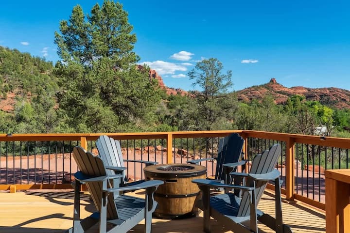 Myrinn–expansive Deck With Red Rock Views & Trails - Sedona, AZ