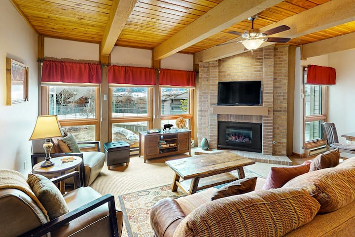 2br At Lodge 2nd-floor | Patio | Fireplace - Steamboat Springs, CO