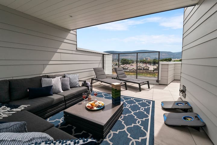 Minutes To The Lake + Rooftop Deck & Elevator - Penticton