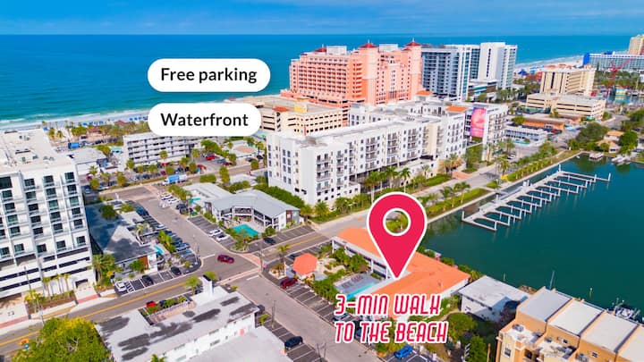 3 Min Walk -> Beach / Heated Pool / Free Parking - Clearwater Beach, FL