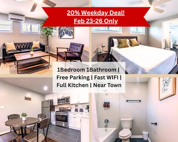 Walk To Menil | 1br Montrose | Free Parking - Houston, TX