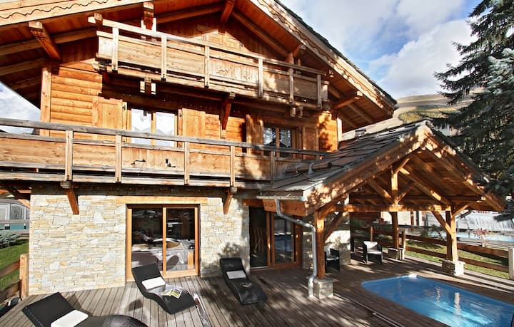 Chalet éQuipé L 200m Des Pistes + Piscine Privée - Les Deux Alpes