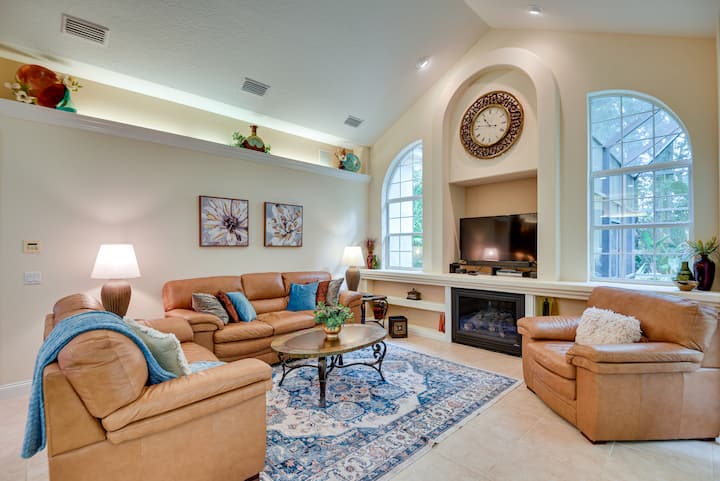 Breezy Palm Coast Golf Retreat W/ Pool + Lanai! - Palm Coast, FL