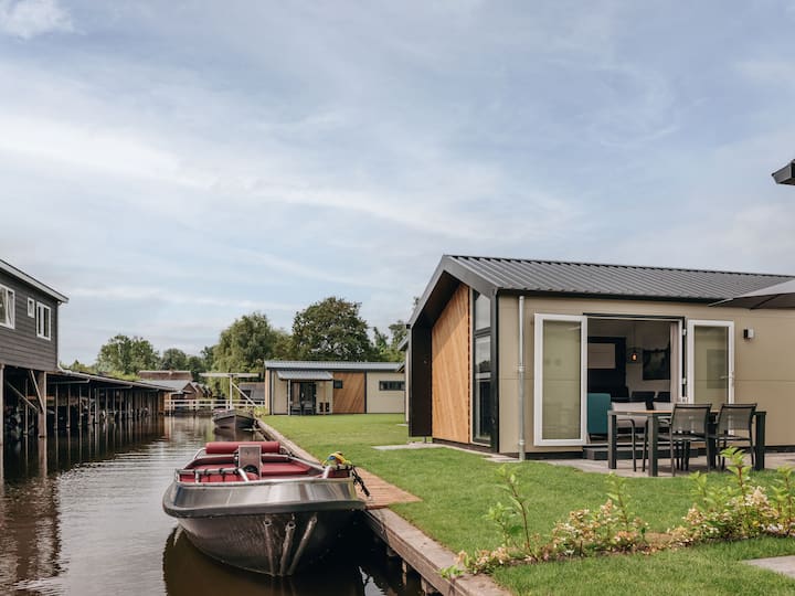 Joli Chalet Avec Ac Et Sloop - Giethoorn