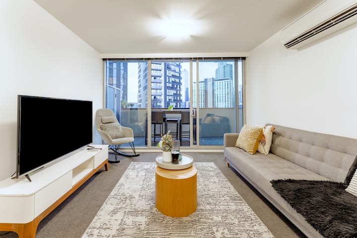 Parking,gym,pool: Walk To Crowncasino, Eurekatower - St Kilda