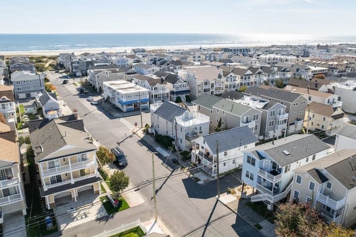 Beach Block-1min Walk-luxury-the Reef Upstairs - Ocean City, NJ