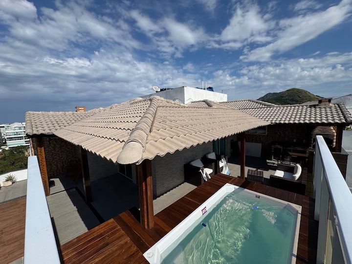 Duplex Penthouse 5 Mins Walk To The Beach - Rio de Janeiro