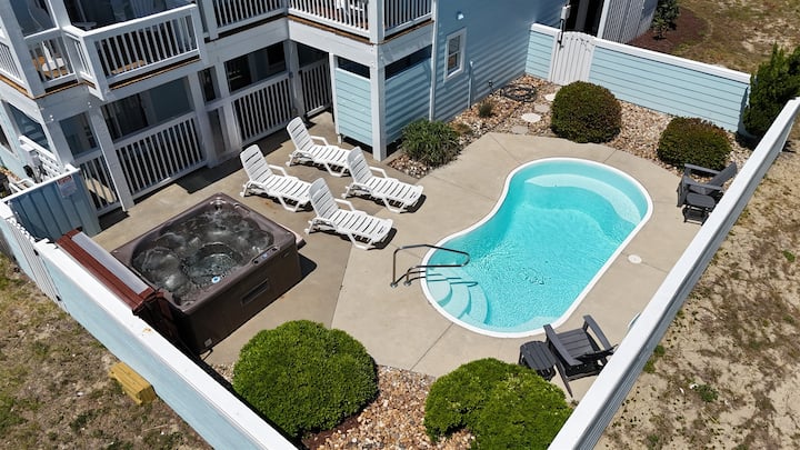 Steps To Beach; Heated Pool Included; Spa; Pets - Nags Head, NC
