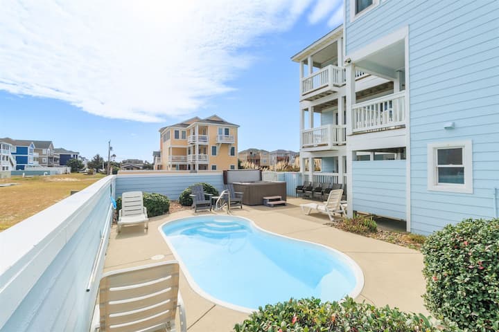 Steps To Beach; Heated Pool Included; Spa; Pets - Nags Head, NC