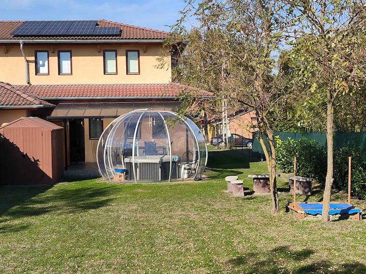 Holiday Home With Infrared Sauna And Jacuzzi - Balatonfenyves