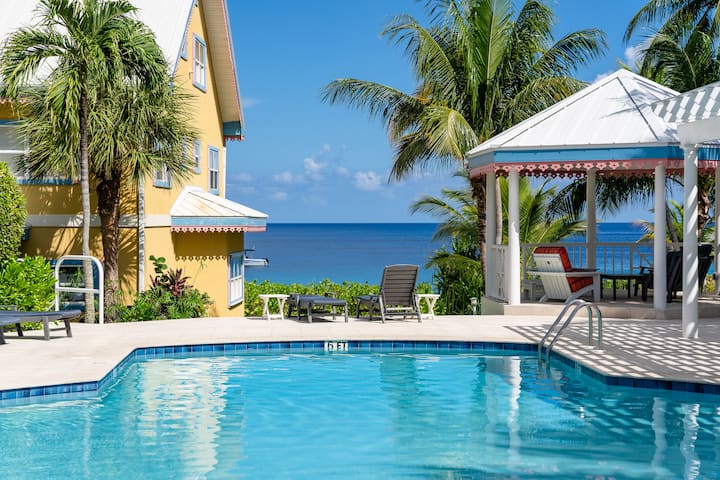 Ocean View 2 Br & Pool - Coconut Bay Villas #113 - West Bay