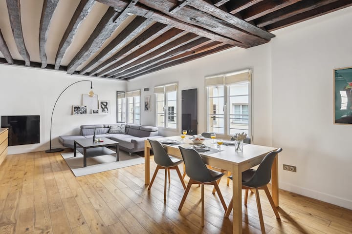 Chic 2br By Rue Montorgueil - Les Halles - Paris