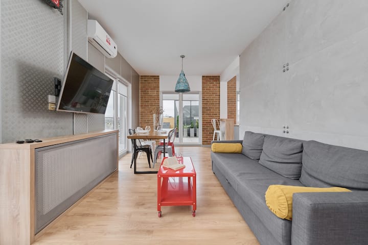 Beautiful Apartment With Spacious Balcony By Nocle - Wroclaw