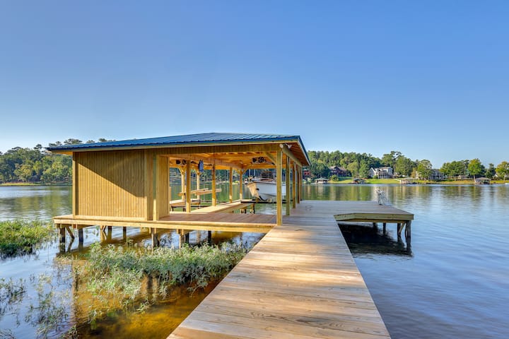 Waterfront Sparta Retreat W/ Dock, Deck & Grill - Milledgeville, GA