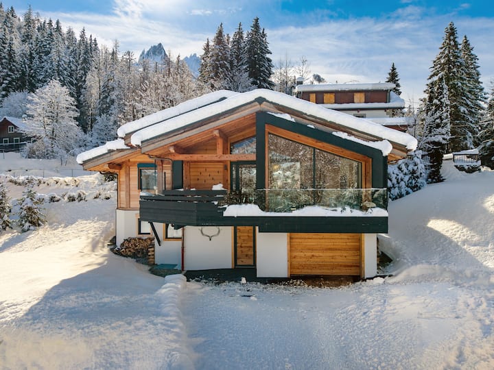 Refuge Alpin De Luxe Avec Piscine Intérieure - Chamonix-Mont-Blanc