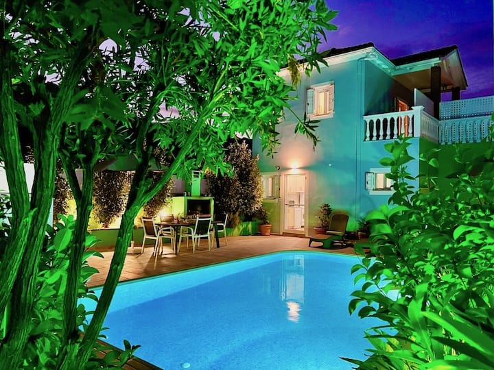 Villa Torre Marina With Private Pool In Nydri - Lefkada
