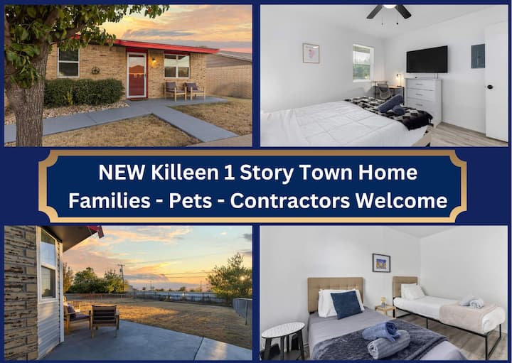 New * Killeen 1 Story | Pets Ok | 6 Mi Fort Hood - Killeen, TX