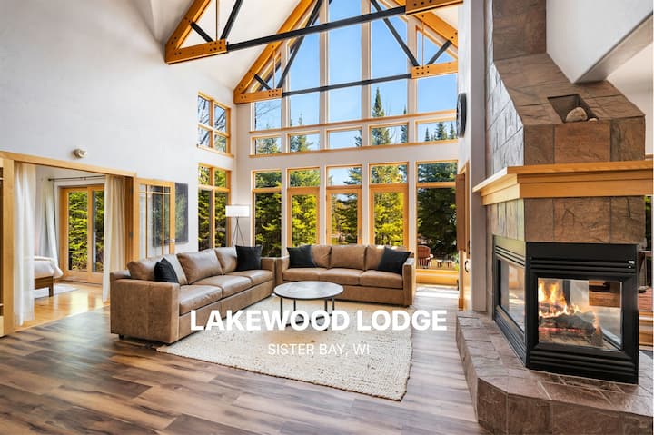 Modern Chalet With Stunning Forest Views - Door County, WI