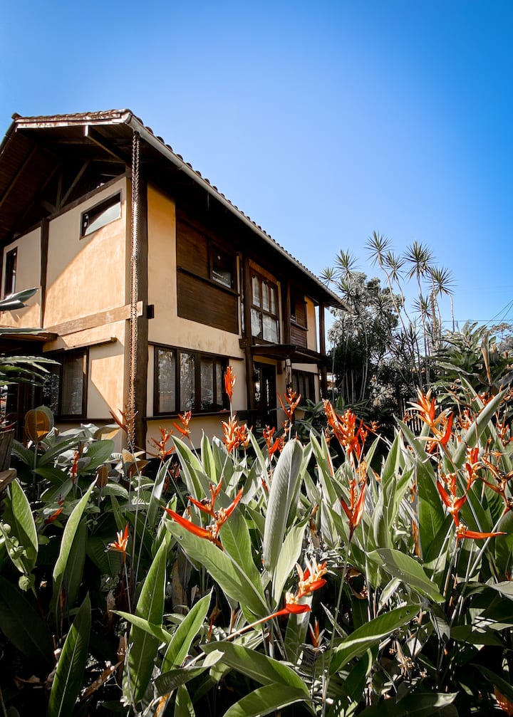 Espaçosa Eco-bangalô Centro Paraty Para Grupos - Paraty