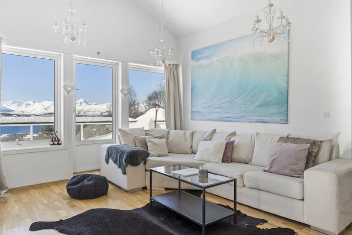 Leilighet Med Panoramautsikt Og Terrasse - Tromsø