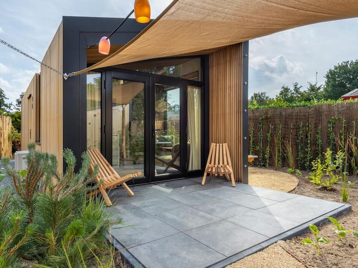 Cabane Bien-être Aux Pays-bas Avec Spa Extérieur - Barneveld