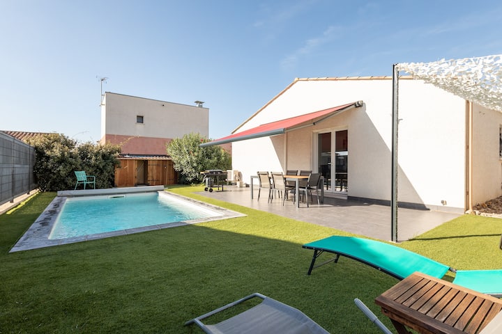 Ô Soleil - Avec Piscine Privée - Vendres Plage