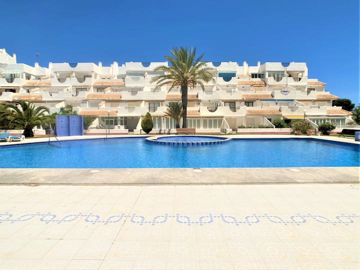 Appartement Spacieux Avec Vue, Piscine, Aire De Je - La Manga
