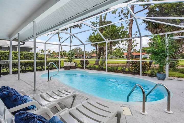 Naples Golf Front Luxe Home, Htd Pool, Bbq - Naples, FL