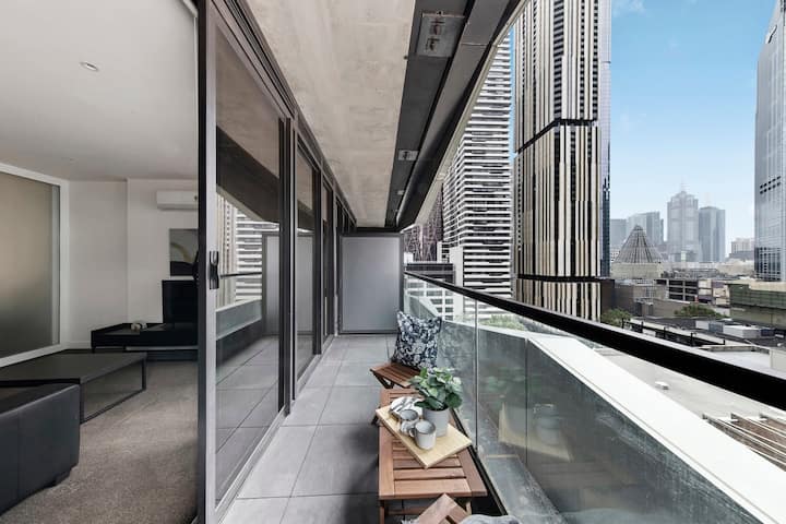 A Lovely 2br Apt Near Victoria Market, City Views - Melbourne