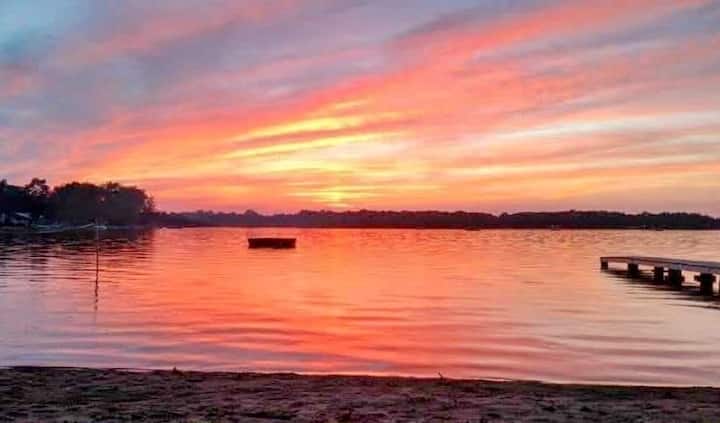 2023 Built Lake Home W/ Beach, Arcade & Huge Deck - Portage, MI