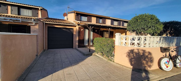 Villa De Vacances Climatisée Dans Les Tamaris, Wif - Portiragnes